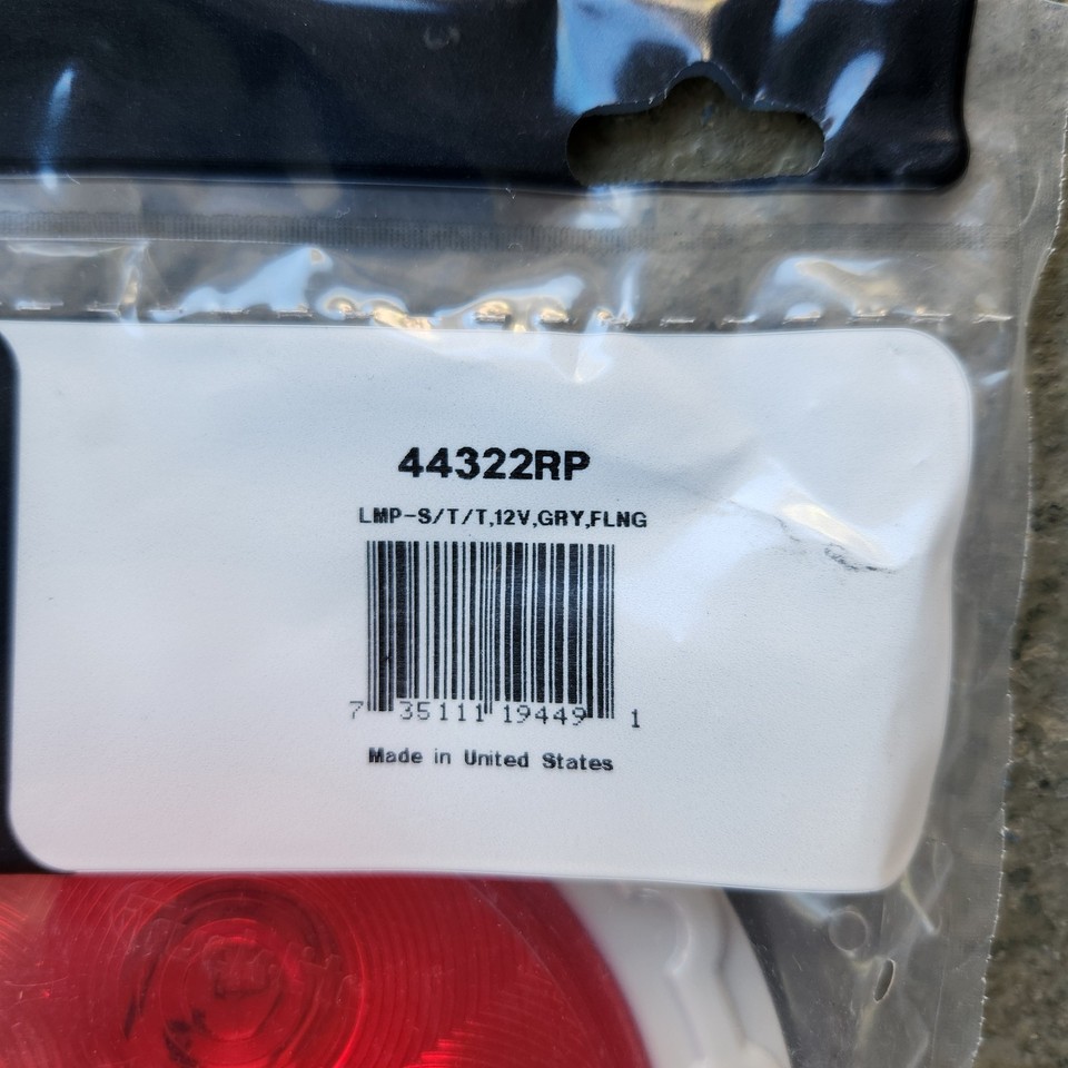 TRUCK-LITE 44322R LED Lamp Super 44 Red Round Stop/Turn/Tail 6 Diode ...