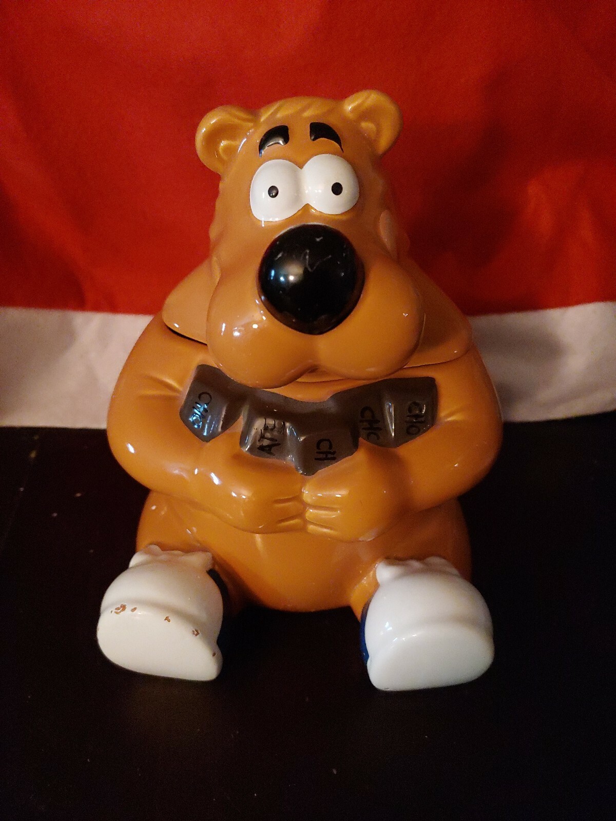 Sid Bear Candy Jar 1999 My Favorite Company | eBay