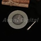 2.4" 60mm Diamond Coated Cut Off Wheel Cutting Disc + 1 Mandrel for ...