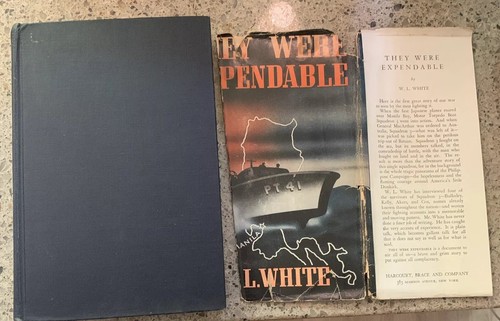 THEY WERE EXPENDABLE 1942 1st Edition Hardcopy Partial Dust Jacket | eBay