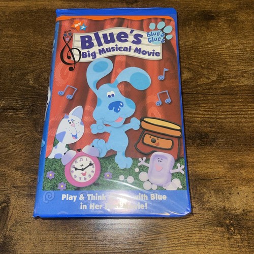 Clamshell Blue VHS Blues Clues Big Musical Movie | Nickelodeon | | eBay