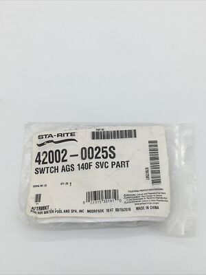 Sta-Rite 42002-0025S Switch Auto Gas Shutoff Max-E-Therm | eBay
