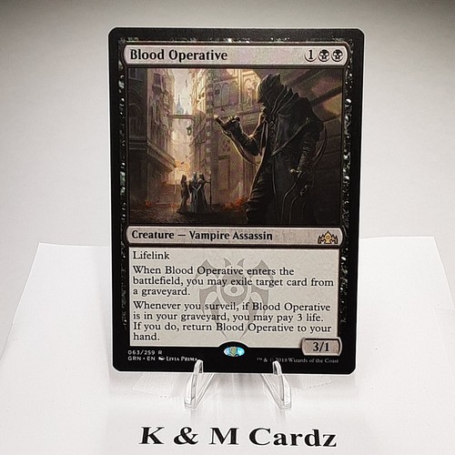 MTG - Guilds of Ravnica - Blood Operative (063/259) | eBay