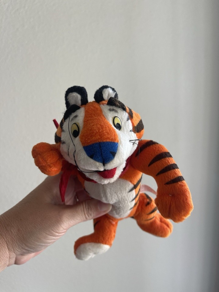 Tony The Tiger Cereal Mascot Vintage Plush Frosted Flakes Stuffed ...