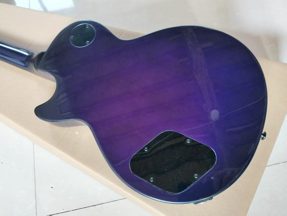 Aldo Nova designing explorer headstock Electric Guitar Blueberry Burst ...
