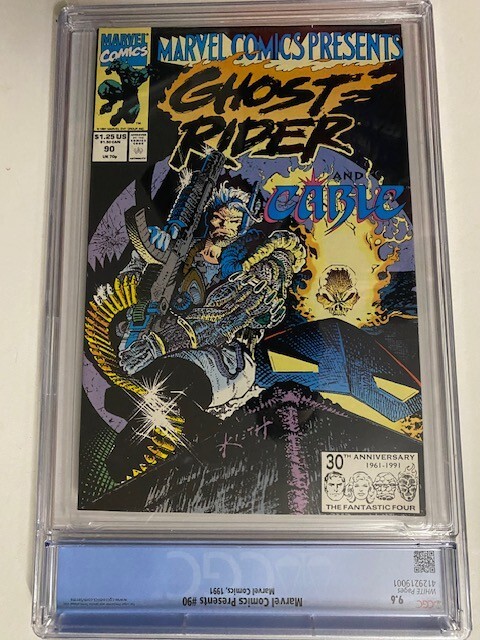 MCP Marvel Comics Presents #90 CGC 9.6 NM+ Wolverine Ghost Rider Cable ...