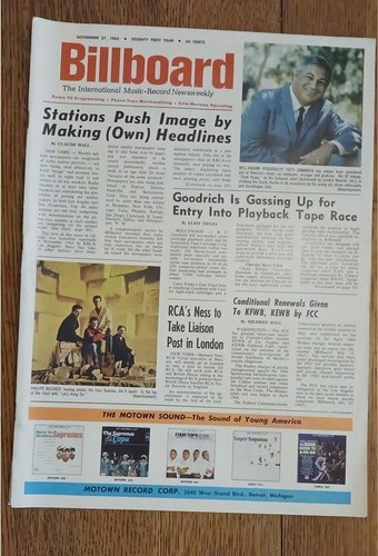 BILLBOARD MAGAZINE NOV 27 1965 FRANK SINATRA TOM JONES THUNDERBALL ...