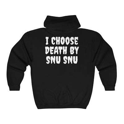 Sweatshirt, Funny Skeleton Design, Death by Snu Snu, Oh Yeah, Unisex ...