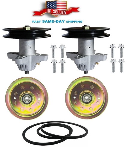 For Toro LX420 Complete Spindle Idler Pulley Belt Deck Kit LX420 | eBay
