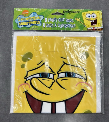 Vintage 2001 Nickelodeon SpongeBob Squarepants 8 Party Bags Sealed ...