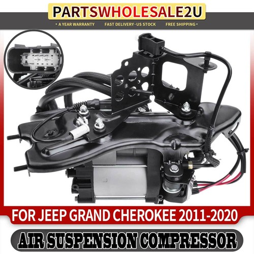 Air Suspension Compressor with Bracket for Jeep Grand Cherokee 11-20 ...