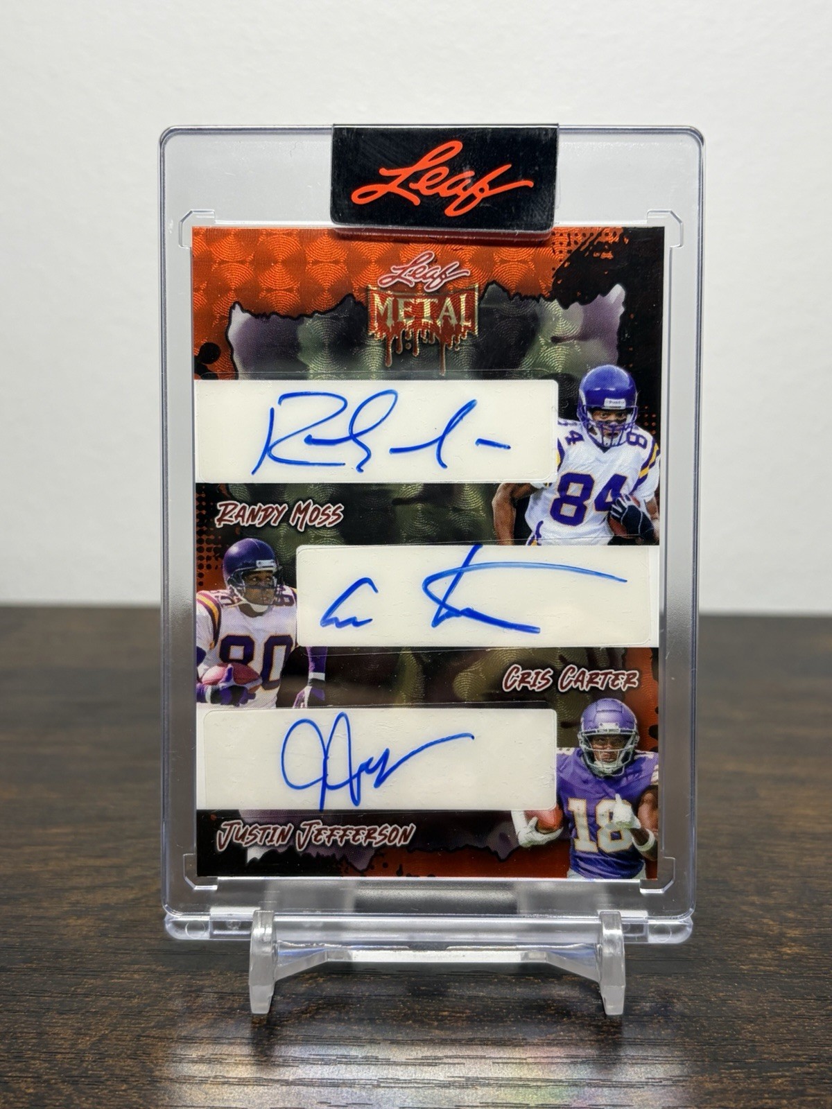 Cris Carter 2025 Leaf Metal #32 Prismatic Fire /1 Price Guide - Sports ...