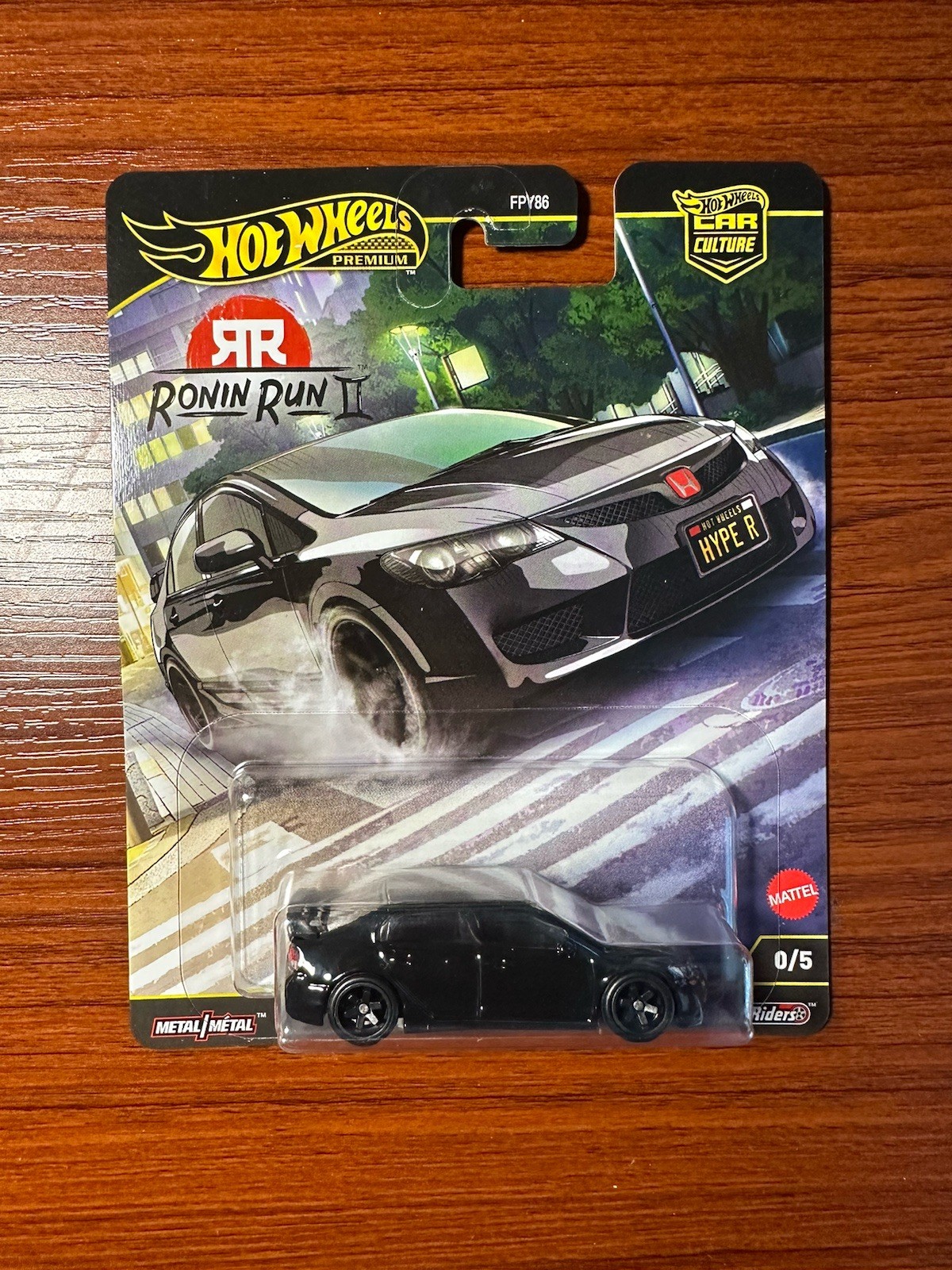 1 64 Hot Wheels Premium 2025 Ronin Run 2 - JBK89 CHASE 2007 Honda Civic ...