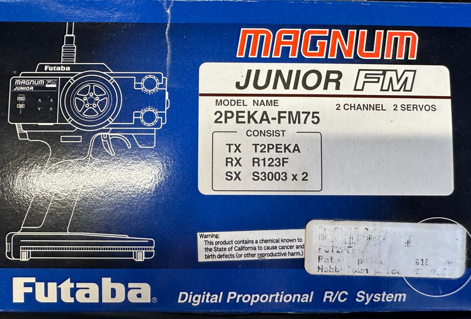 🏁 Futaba Magnum Junior FM 2PEKA-FM75 RC Radio System | eBay