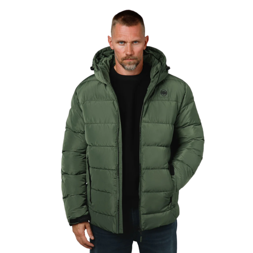 Pitbull Men's Winter Jacket AIRWAY V – Quilted Jacket With Hood In ...