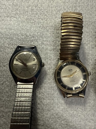 Vintage Mens Watch Lot of 8 Lathin,Enicar, Jules Jurgensen,Bifora ...
