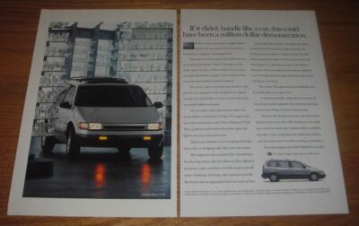 1993 Nissan Quest GXE Minivan Advertisement - If it didn't handle like ...
