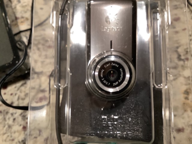 Logitech Red QuickCam Pro C905 860-000026 2mp USB Web Cam Carl Zeiss ...