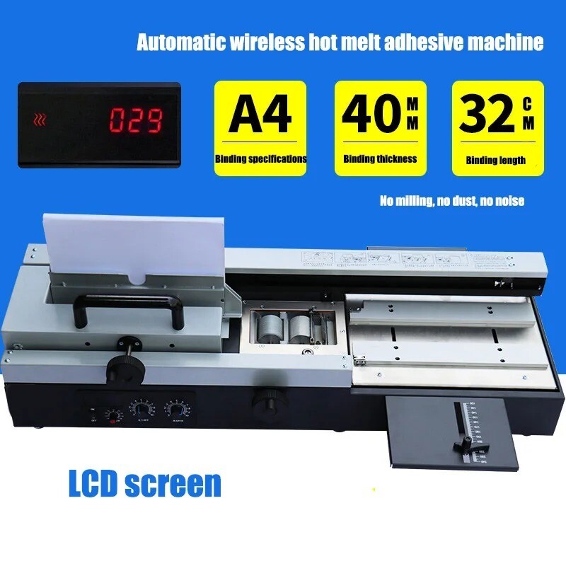 Hot Melt Adhesive Binding MachineDesktop Hot Melt Document Binding Machine | eBay