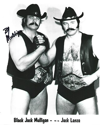 WRESTLING LEGEND BLACKJACK MULLIGAN SIGNED 8X10 WWF HEEL THE CLAW TAG CHAMPIONS | eBay