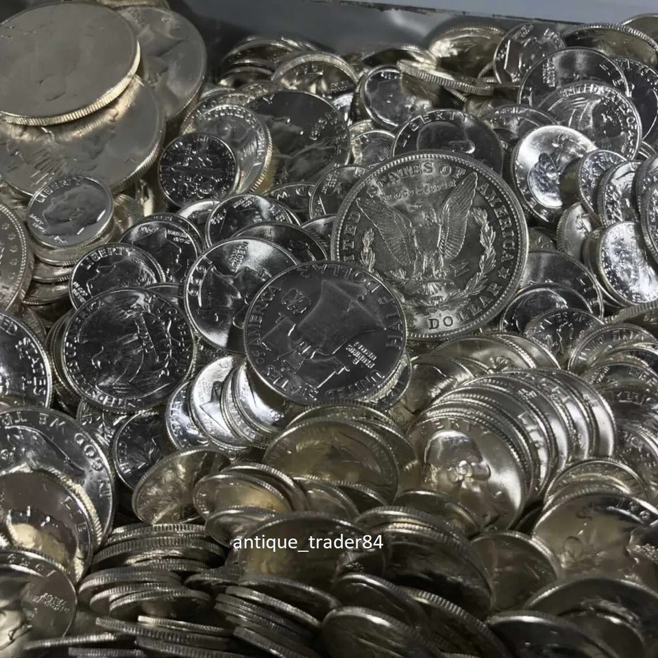 SILVER Proof & Uncirculated OLD U.S. Coin Lots Estate Sale Currency ...