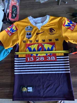 2008 Authentic Brisbane Broncos Jersey NRL Nike Size Small | eBay