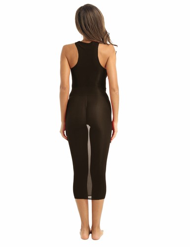 Womens See Through Bodystocking Bodycon Sheer Body Stocking Nightwear ...