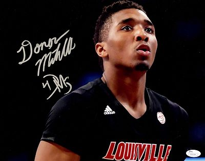 Donovan Mitchell Signed 11x14 Photo FULL NAME JSA Auto RC COA Rookie ...