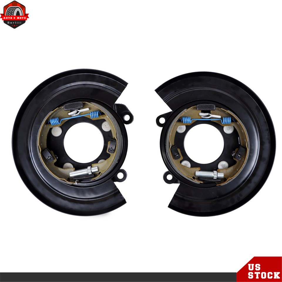 Rear Left and Right Loaded Brake Backing Plate For Ford F-Series 2005 ...
