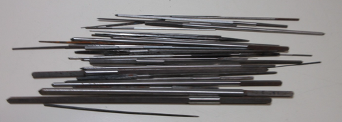 WATCHMAKER CUTTING BROACHES LOT JEWELER BENCH WATCH REPAIR TOOLS #116 ...