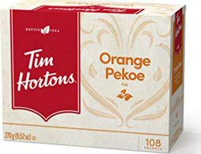Tim Hortons Orange Pekoe Tea Bags, Classic Steeped Tea, 108ct Pack | eBay