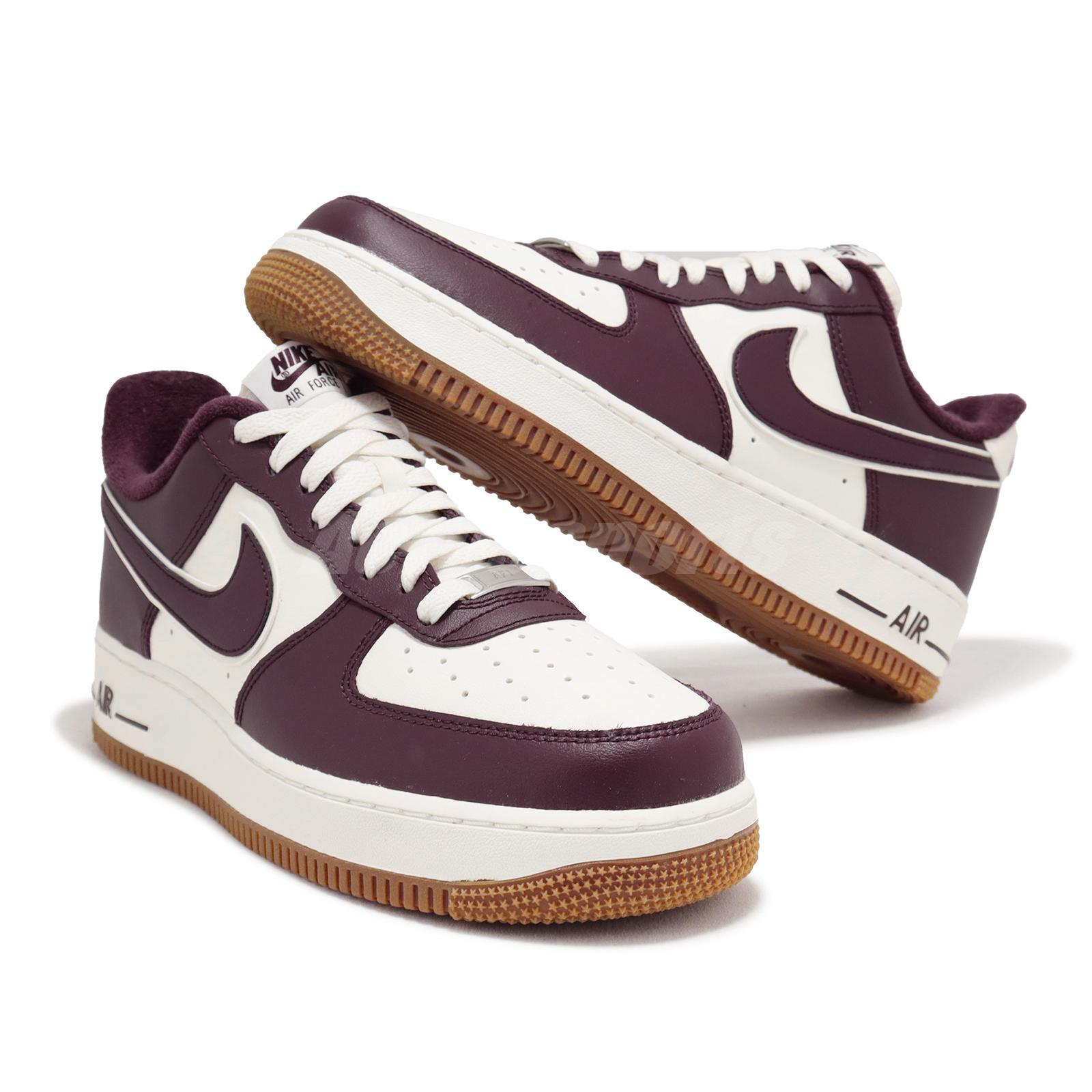 Size 9 - Nike Air Force 1 '07 LV8 College Pack - Night Maroon for sale ...
