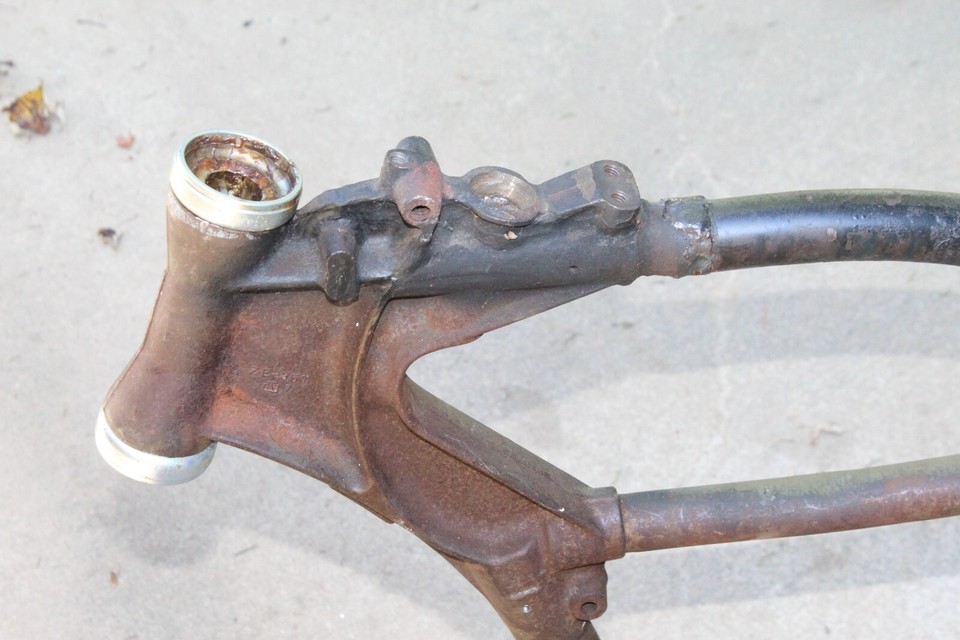 Harley Flathead 45 WL WLA WLC Solo WR Frame WW2 Green Paint 1940's | eBay