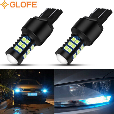 8K Ice Blue LED Daytime Running Light DRL bulbs For Volkswagen Passat ...