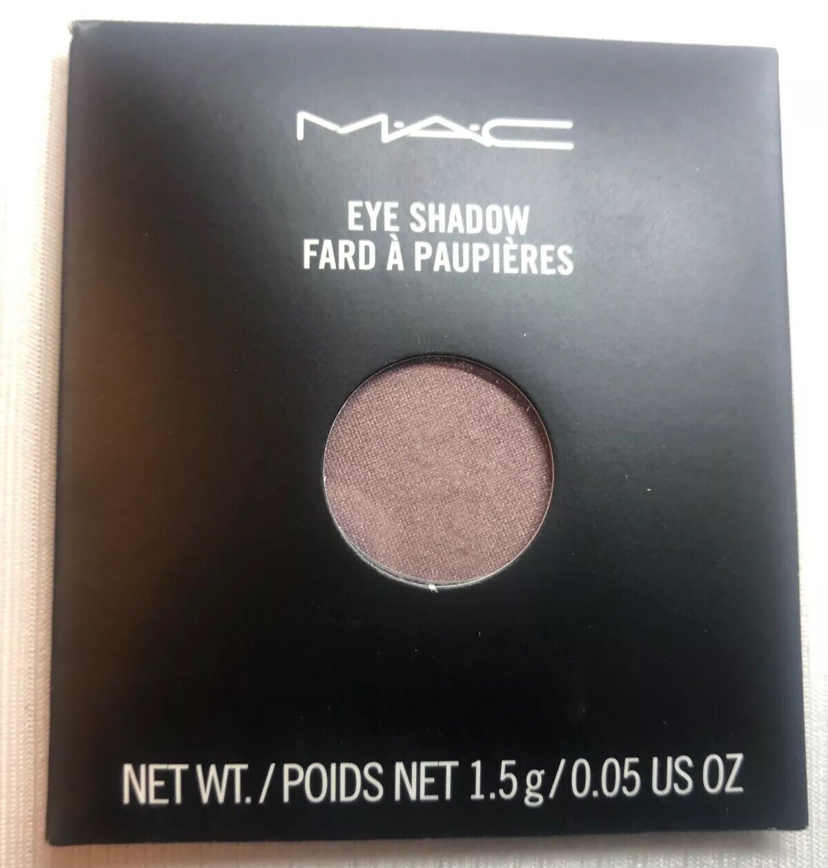 MAC~Eyeshadow~SHALE~Mauve Plum Subtle Shimmer~Refill Pan~Retired RARE ...