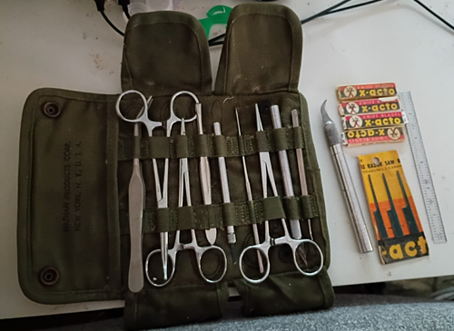 Vintage US Military Surgical Instrument Kit Minor Field Surgery Nathan ...