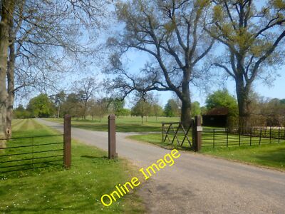 Photo 12x8 Gate into Eythrope Park Stone/SP7812 Unlike some secretive ...