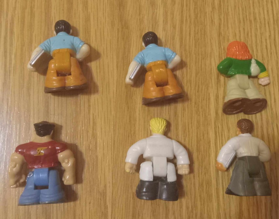 Geotrax People Figure Lot of 6 Men Women Workers Geo Trax Fisher Price ...