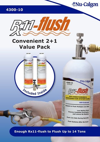 Nu-Calgon 4300-10 Rx11-flush 2+1 Display Pack, AC/R System Flush | eBay