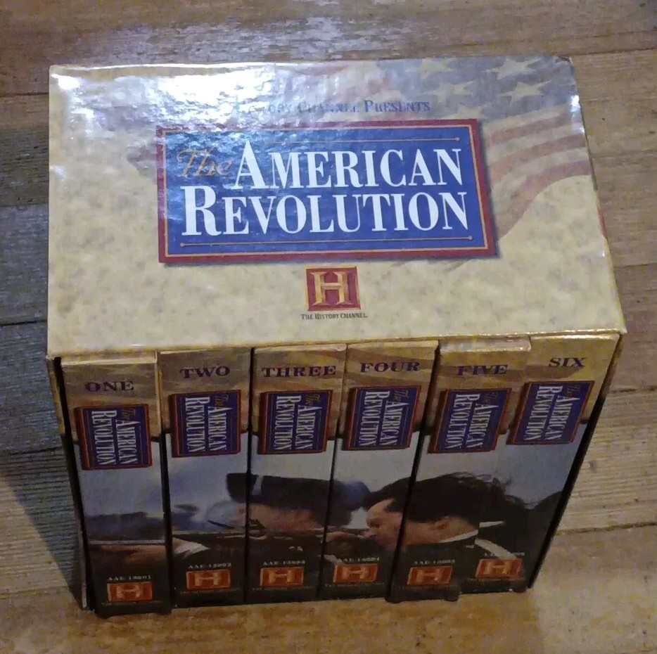 The American Revolution 6 Volume Set VHS History Channel 6 Hours VG ...