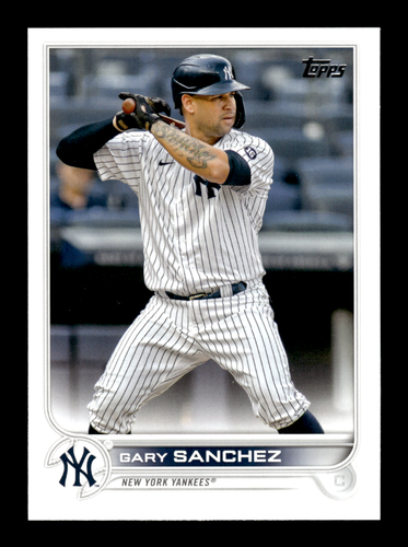 2022 Topps # 625 Gary Sanchez Card New York Yankees | eBay