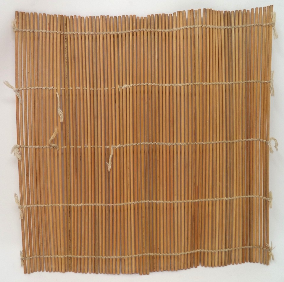 Wood Sticks 9" Square Mat for Tabletop | eBay