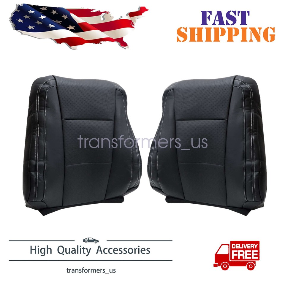 For 2015-2017 Ford F150 Lariat Front Side Bottom Top Seat Cover Black ...