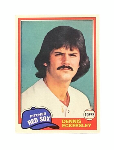 Dennis Eckersley 1981 Topps Baseball Card# 620 Boston Red Sox HOF Vintage Mint | eBay