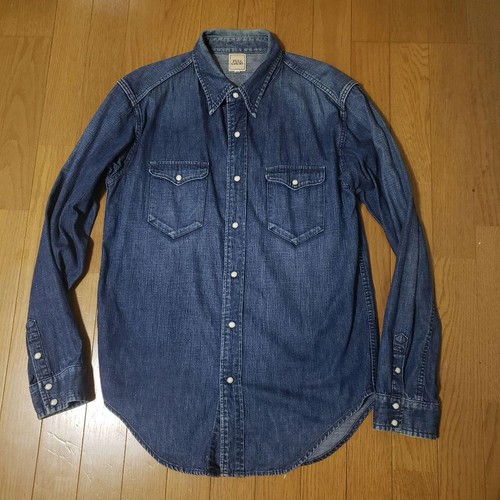 Fullcount Denim Shirt Size 38 Blue Cotton Casual Workwear | eBay