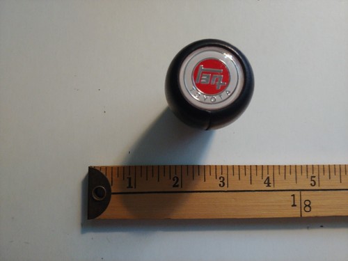 1 VINTAGE RARE 80S TOYOTA SHIFT SHIFTER KNOB LEATHER CAR AUTOMOBILE ...