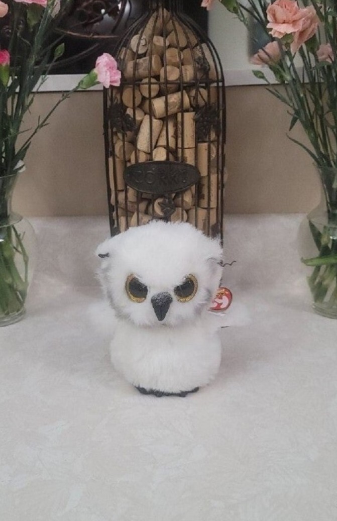 Ty Beanie Boos -AUSTIN THE OWL WHITE 6" NEW MWMT's | eBay