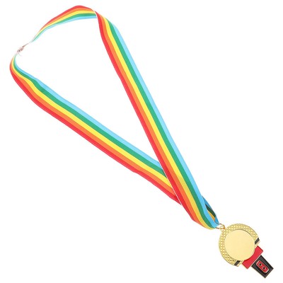 Metal Medal with Lanyard Kids Singing Competition Medal Party Medal ...