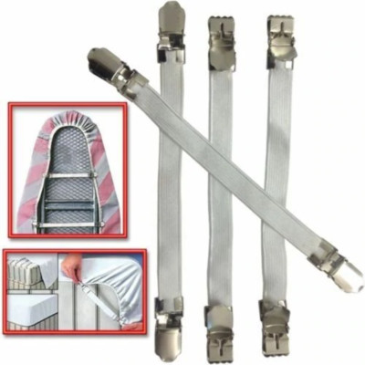 4-Sheet Straps Adjustable Bed Corner Holder Elastic Straps Fasteners ...