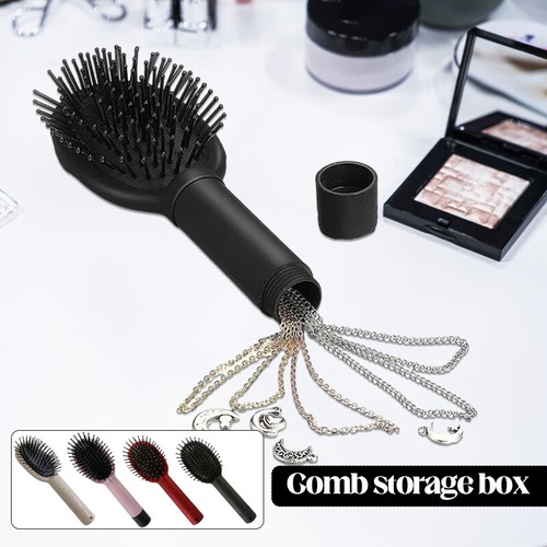 Portable Hair Comb Storage Box Secret Stash Hidden Brush Discreet ...